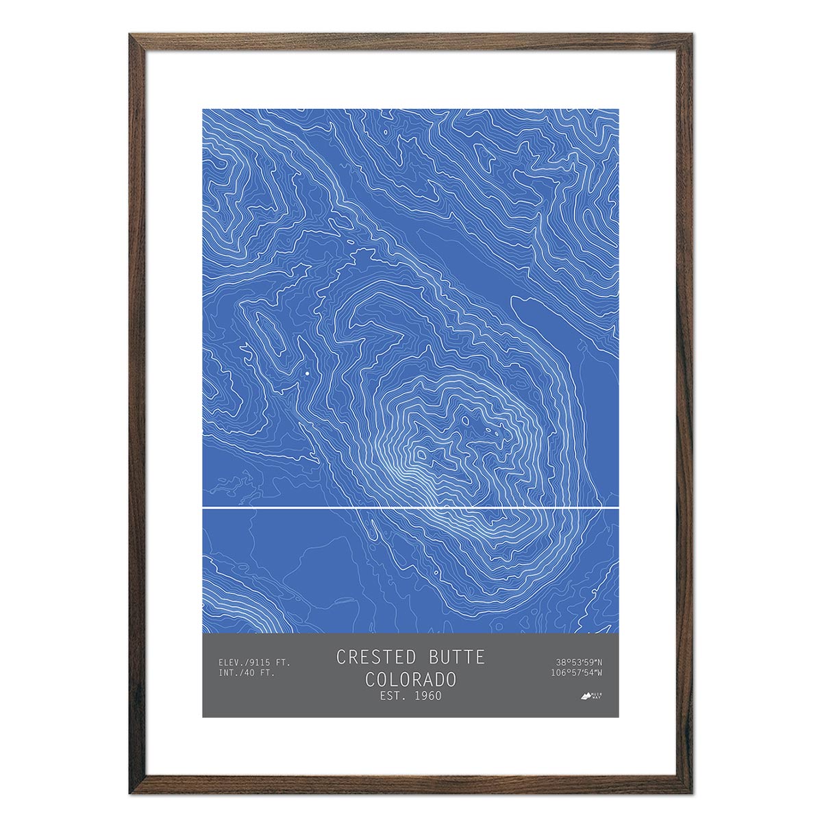 Crested Butte, Colorado-TOPO Series Map - Muir Way