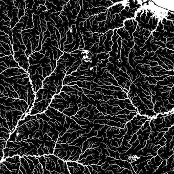 Delaware Hydrology Series Map | Map of rivers, streams & more – Muir Way