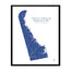 Delaware Hydrology Series Map | Map of rivers, streams & more – Muir Way