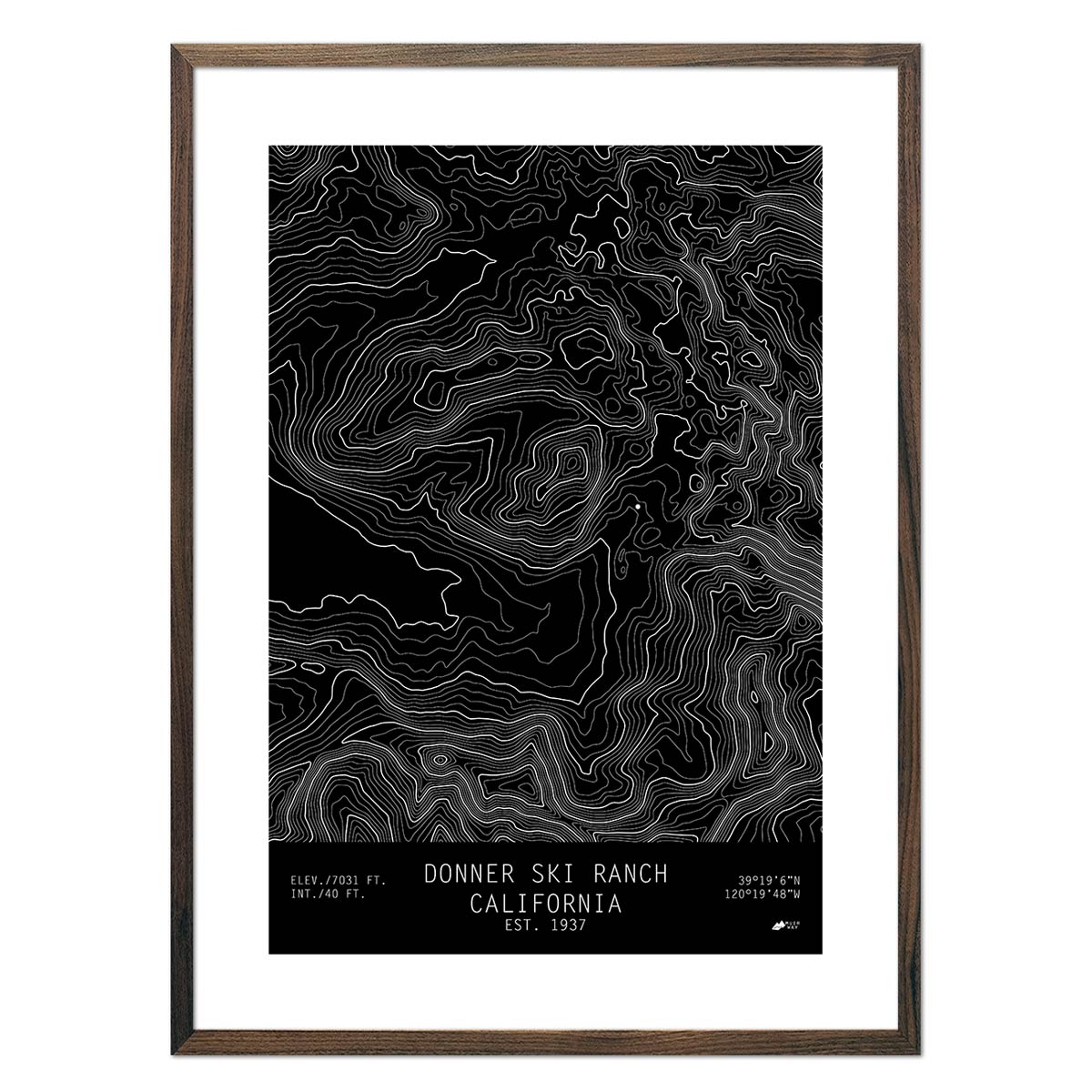 Donner, California-TOPO Series Map - Muir Way