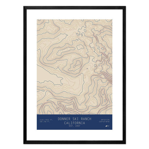 Donner, California-TOPO Series Map – Muir Way