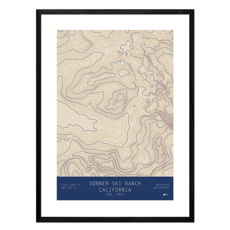 Donner, California-TOPO Series Map – Muir Way