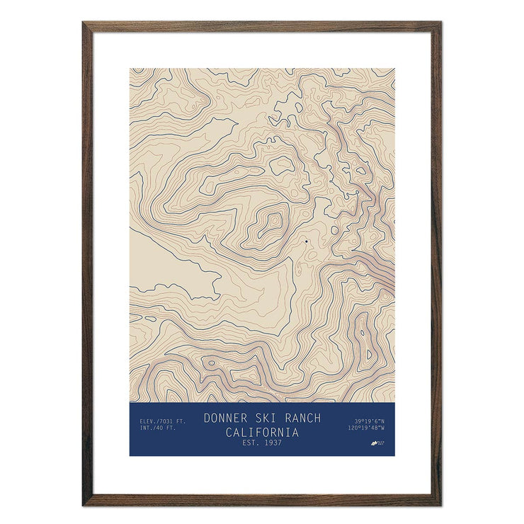 Donner, California-TOPO Series Map – Muir Way