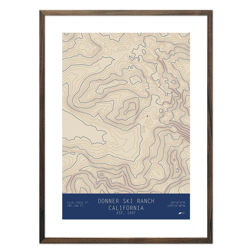 Donner, California-TOPO Series Map – Muir Way