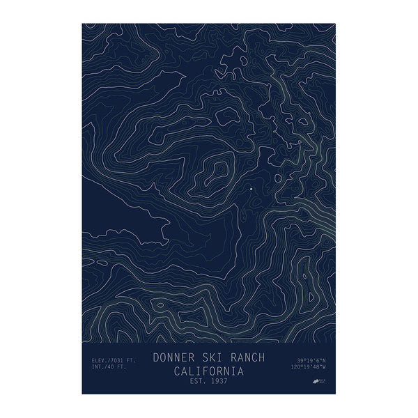Donner, California-TOPO Series Map - Muir Way
