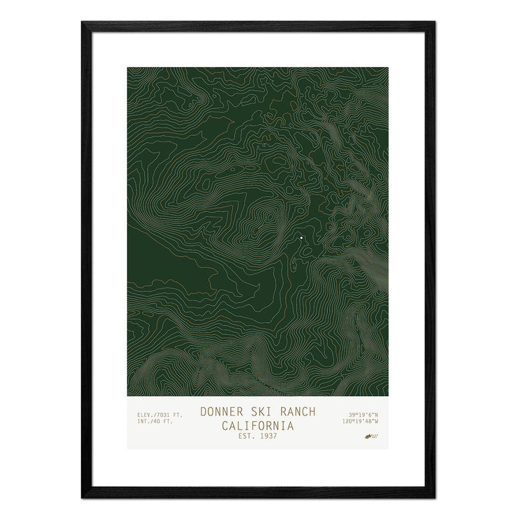 Donner, California-TOPO Series Map – Muir Way
