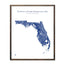 Florida Hydrology Series Map | Map of rivers, streams & more – Muir Way