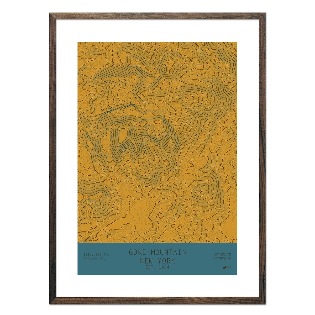 Gore, New York-TOPO Series Map – Muir Way