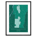 Green Mountain National Forest Map Poster| Muir Way