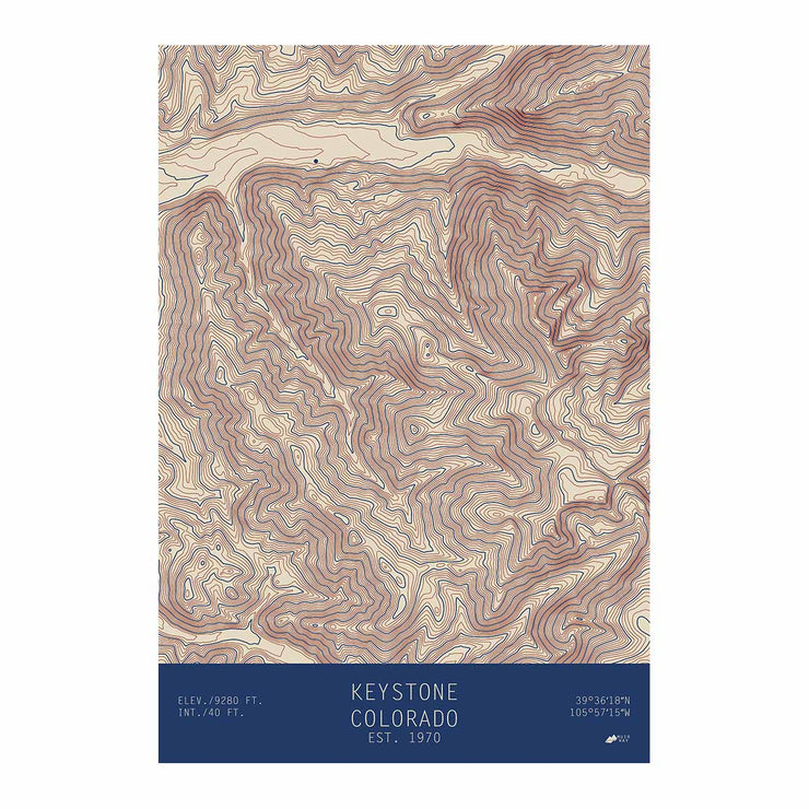 Keystone, Colorado-TOPO Series Map – Muir Way