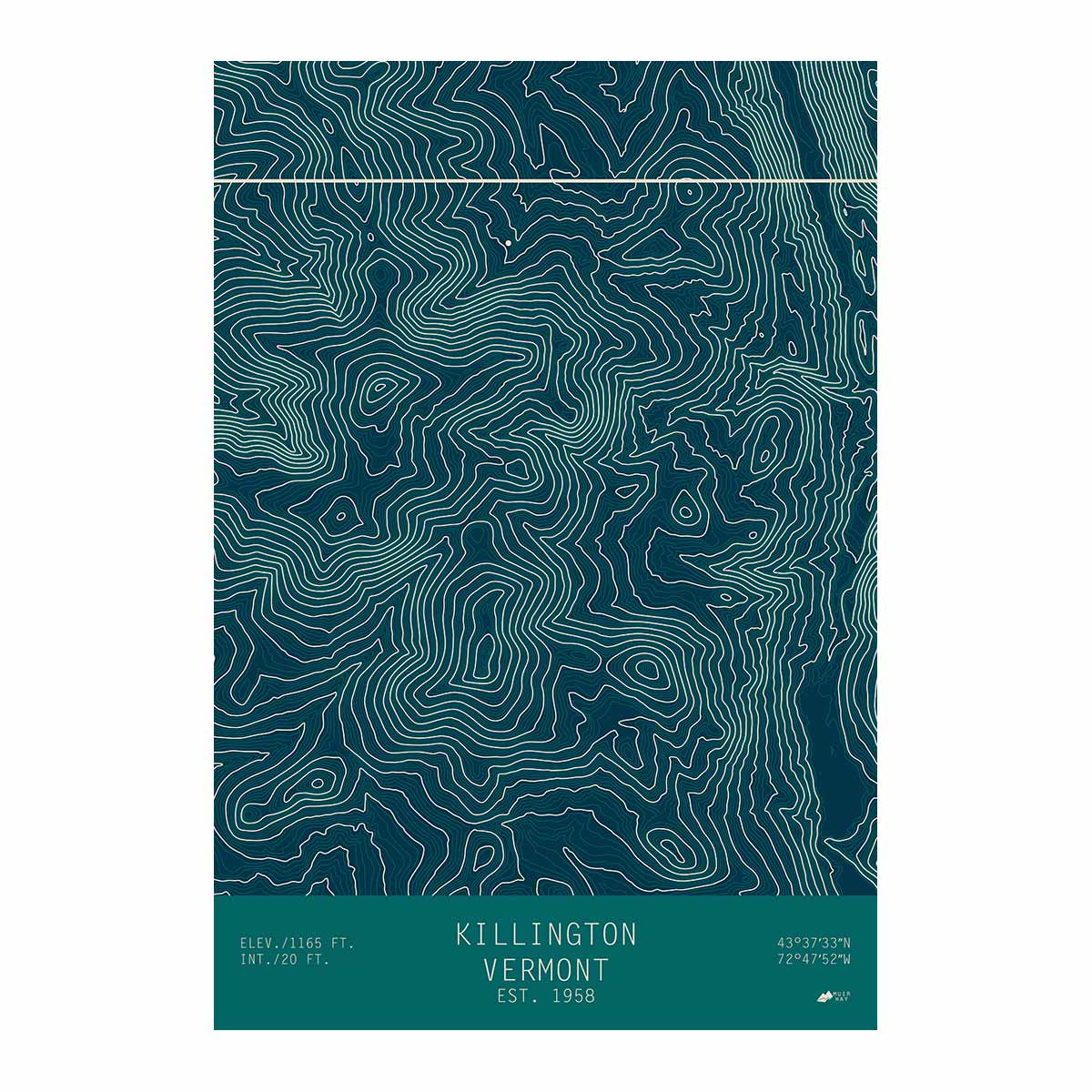 Killington, Vermont-TOPO Series Map - Muir Way