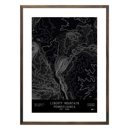 Liberty Mountain, Pennsylvania-TOPO Series Map – Muir Way
