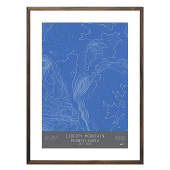 Liberty Mountain, Pennsylvania-TOPO Series Map – Muir Way