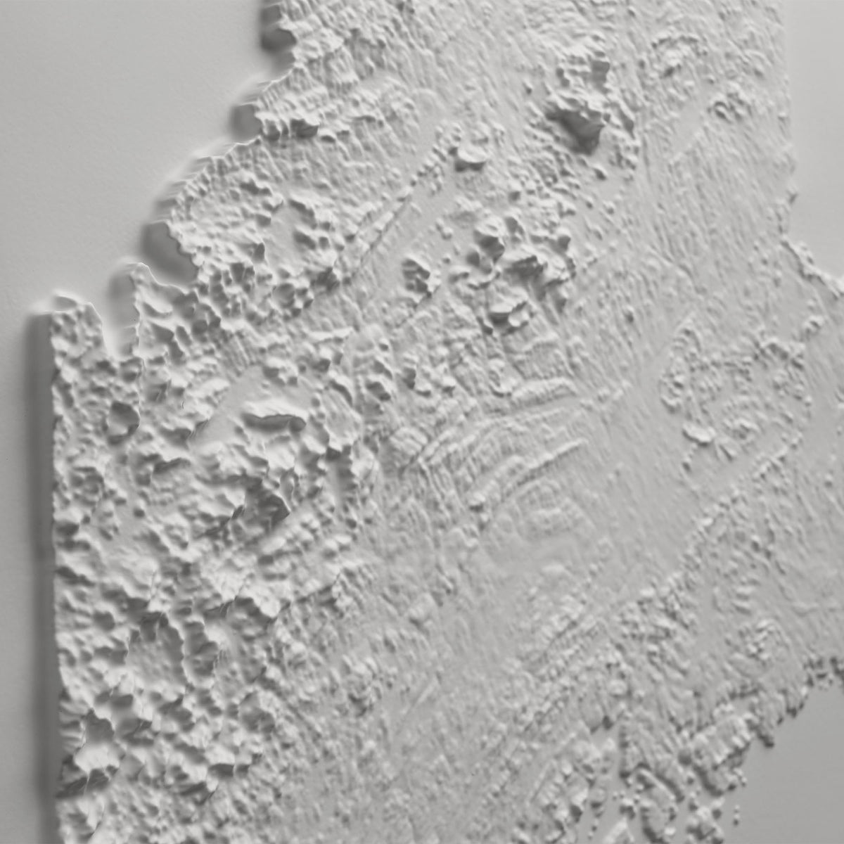 3D Maine Raised Relief Map - Muir Way