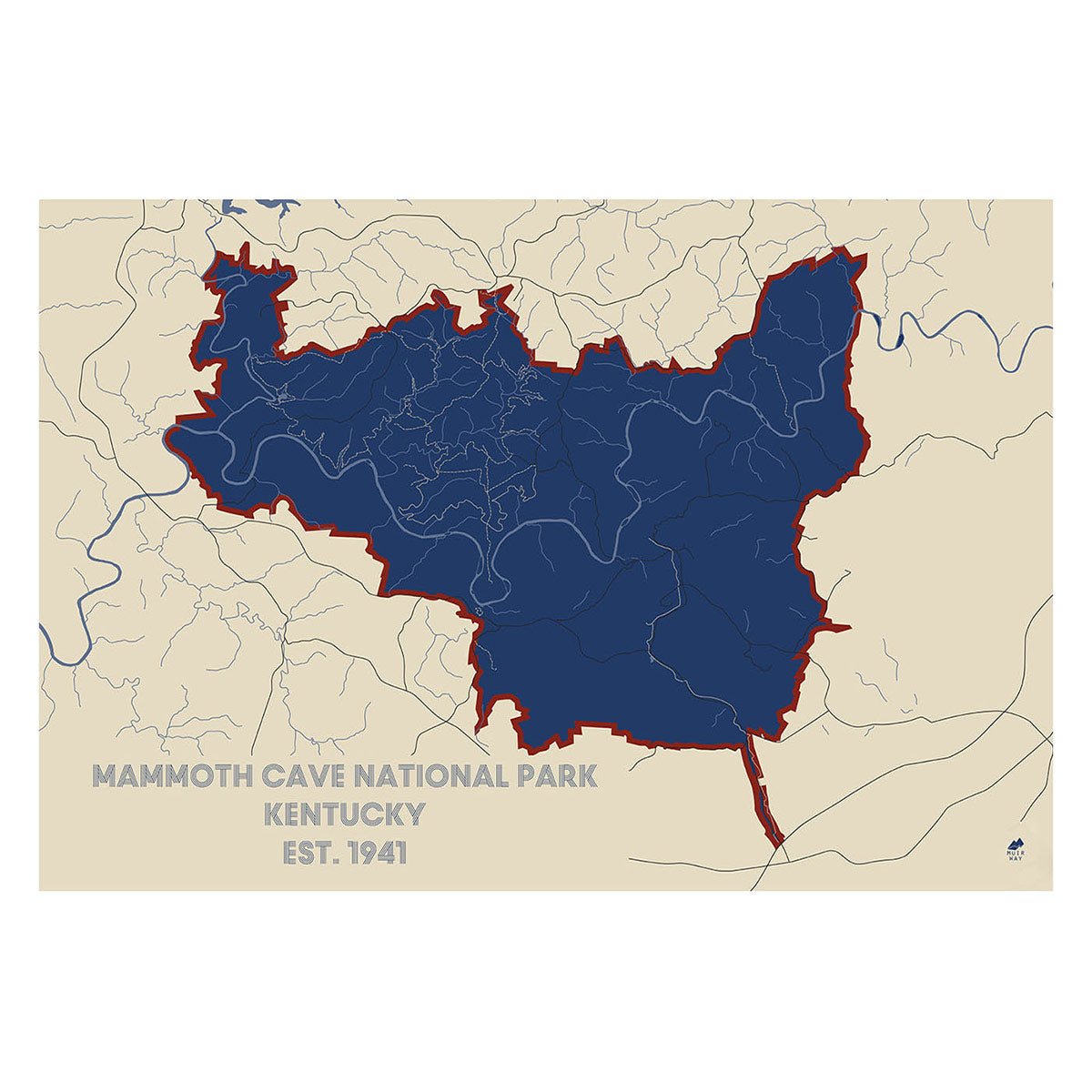Mammoth Cave National Park Map