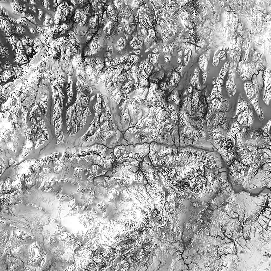 Michigan Elevation Map - Muir Way