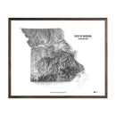Missouri Elevation Map – Muir Way