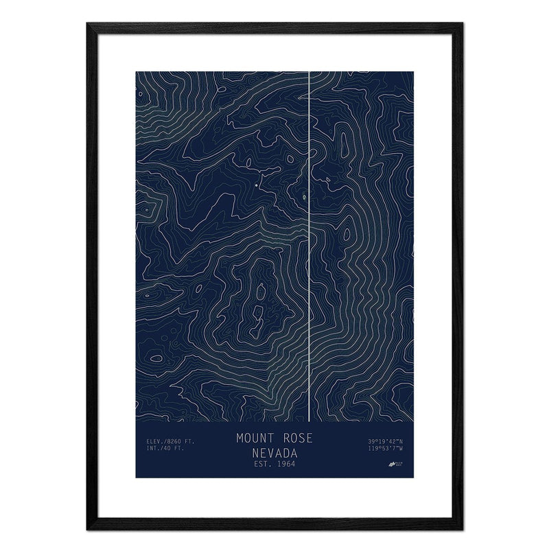 Mount Rose, Nevada-TOPO Series Map - Muir Way