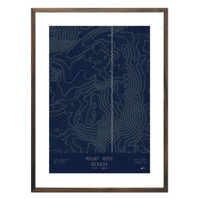 Mount Rose, Nevada-TOPO Series Map - Muir Way