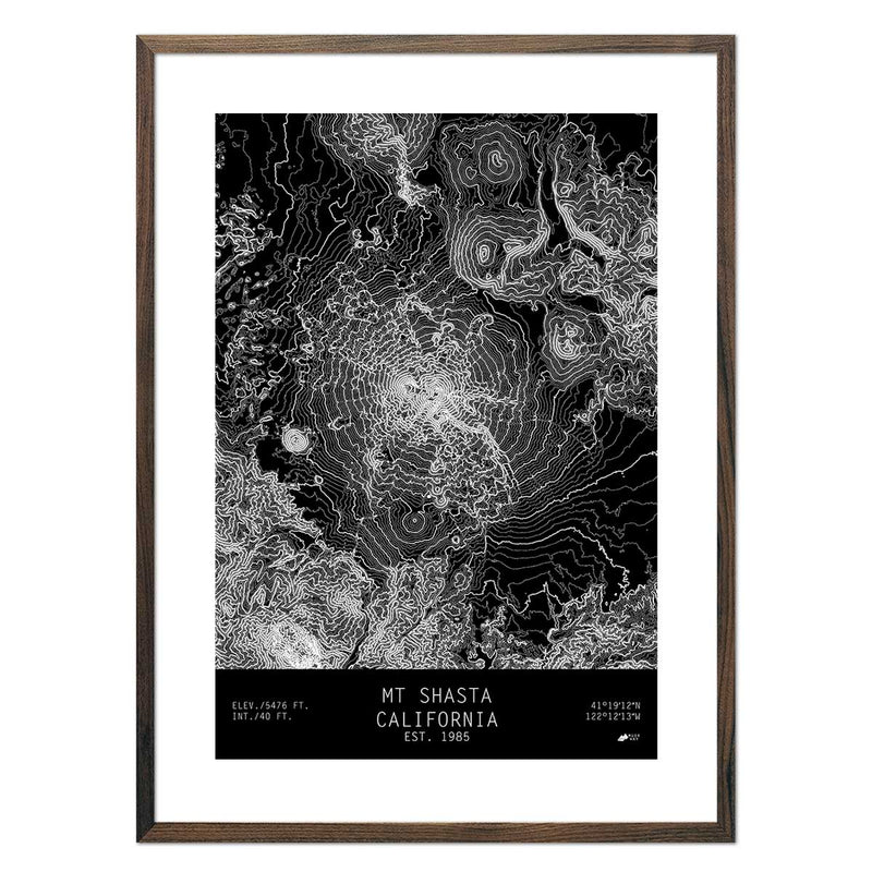 Mt. Shasta, California-TOPO Series Map - Muir Way