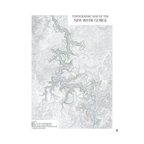 New River Gorge Map – Muir Way