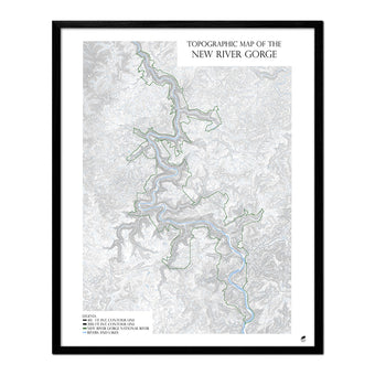 New River Gorge Map – Muir Way