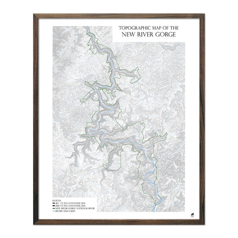 New River Gorge Map – Muir Way