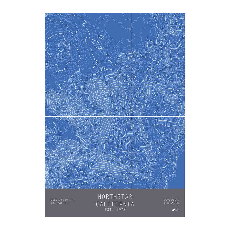 Northstar, California-TOPO Series Map – Muir Way
