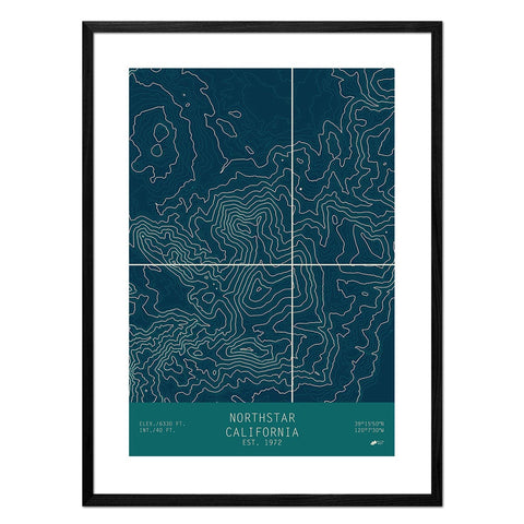 Northstar, California-TOPO Series Map – Muir Way