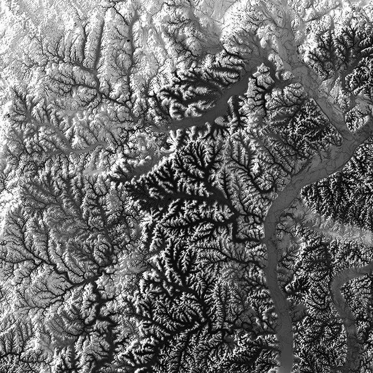 Ohio Elevation Map – Muir Way
