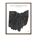 Ohio Hydrology Series Map | Map of rivers, streams & more – Muir Way