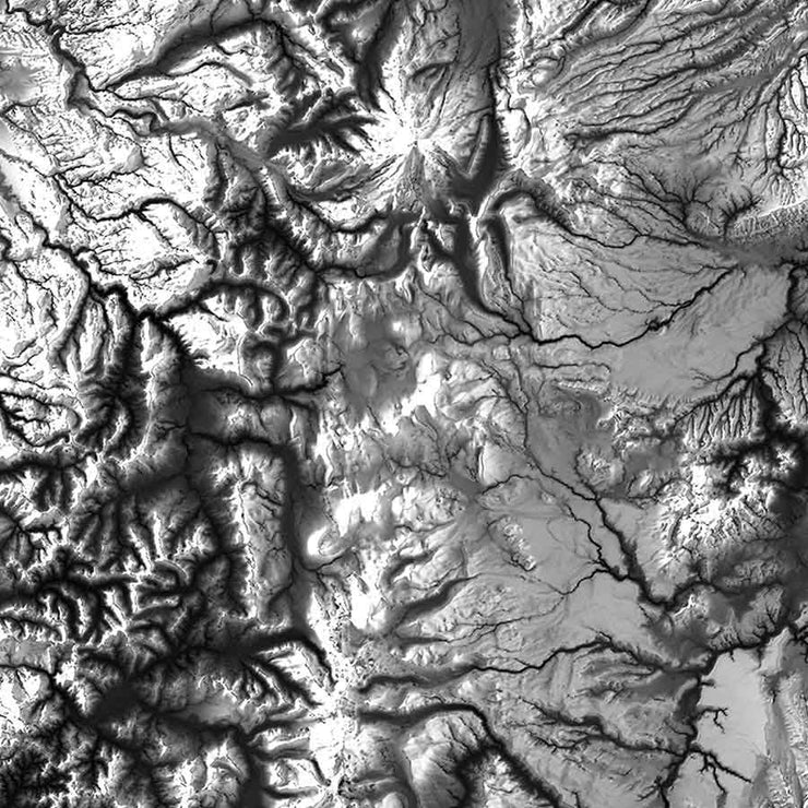 Oregon Elevation Map – Muir Way