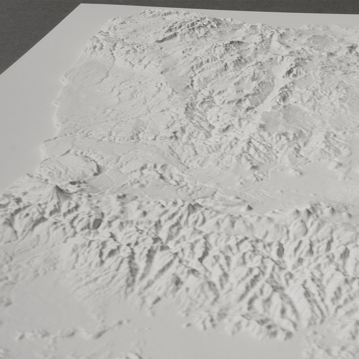 3D Oregon Raised Relief Map - Muir Way