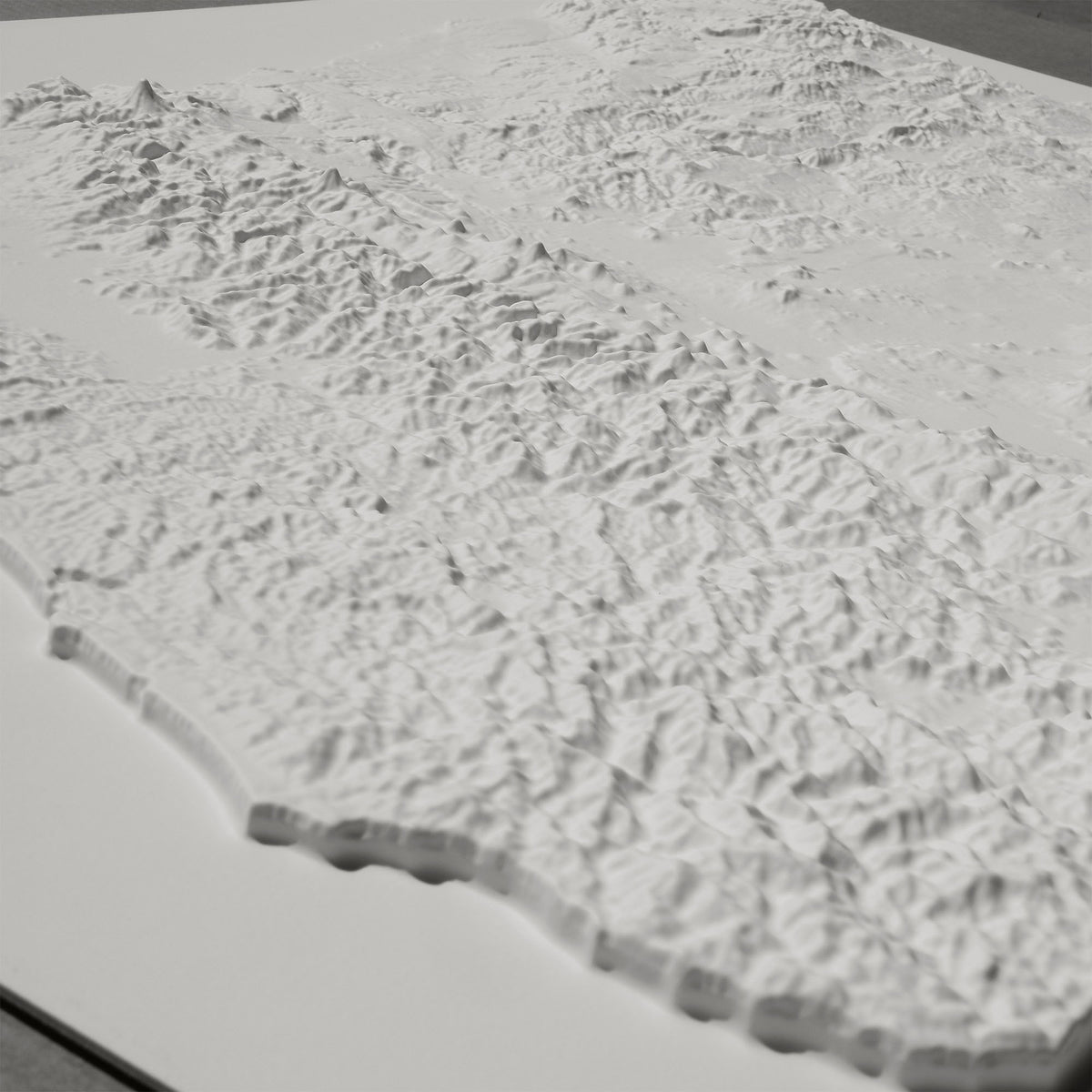 3D Oregon Raised Relief Map - Muir Way