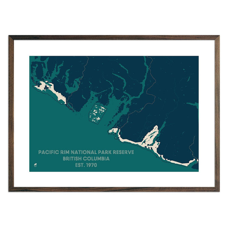 Pacific Rim National Park Preserve Map Poster | Muir Way