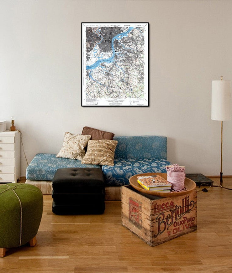 Philadelphia, PA 1943 USGS Map – Muir Way