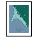 Point Reyes National Seashore Map Poster | Muir Way
