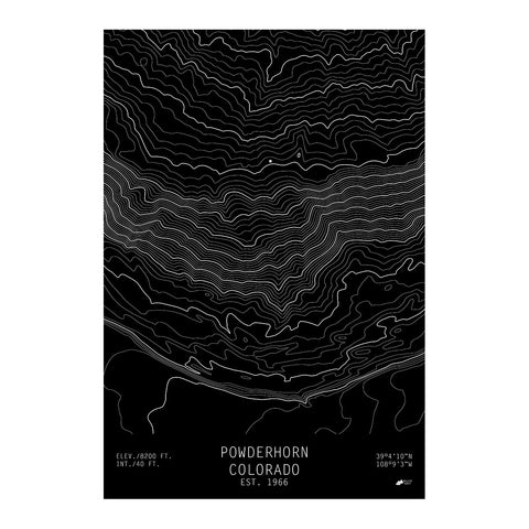Powderhorn, Colorado-TOPO Series Map – Muir Way