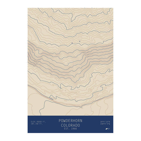 Powderhorn, Colorado-TOPO Series Map – Muir Way