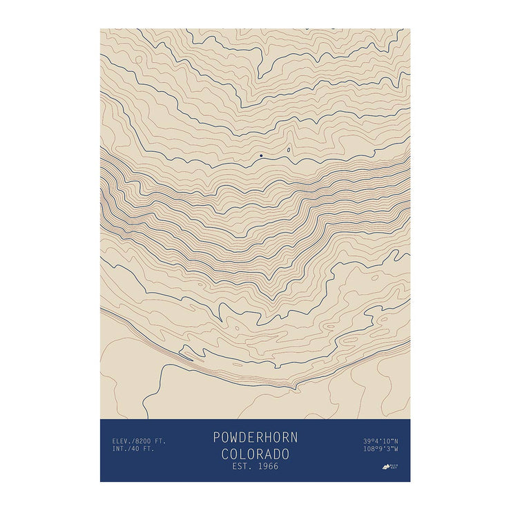 Powderhorn, Colorado-TOPO Series Map – Muir Way