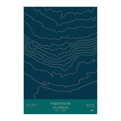 Powderhorn, Colorado-TOPO Series Map – Muir Way