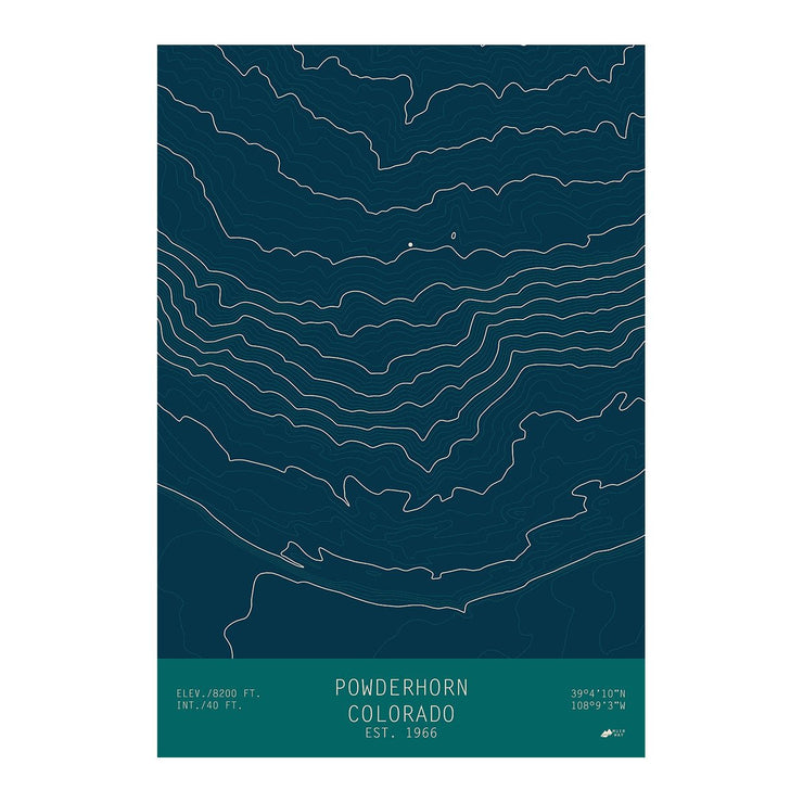 Powderhorn, Colorado-TOPO Series Map – Muir Way