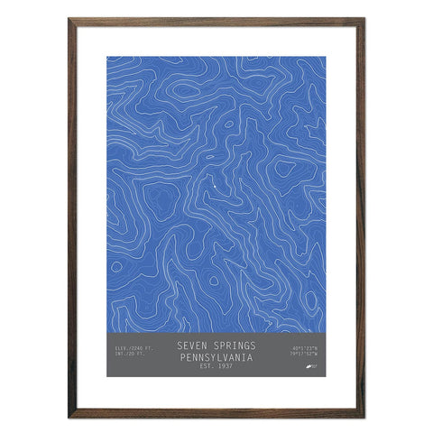 Seven Springs, Pennsylvania-TOPO Series Map – Muir Way
