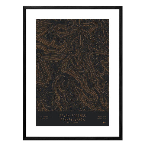 Seven Springs, Pennsylvania-TOPO Series Map – Muir Way