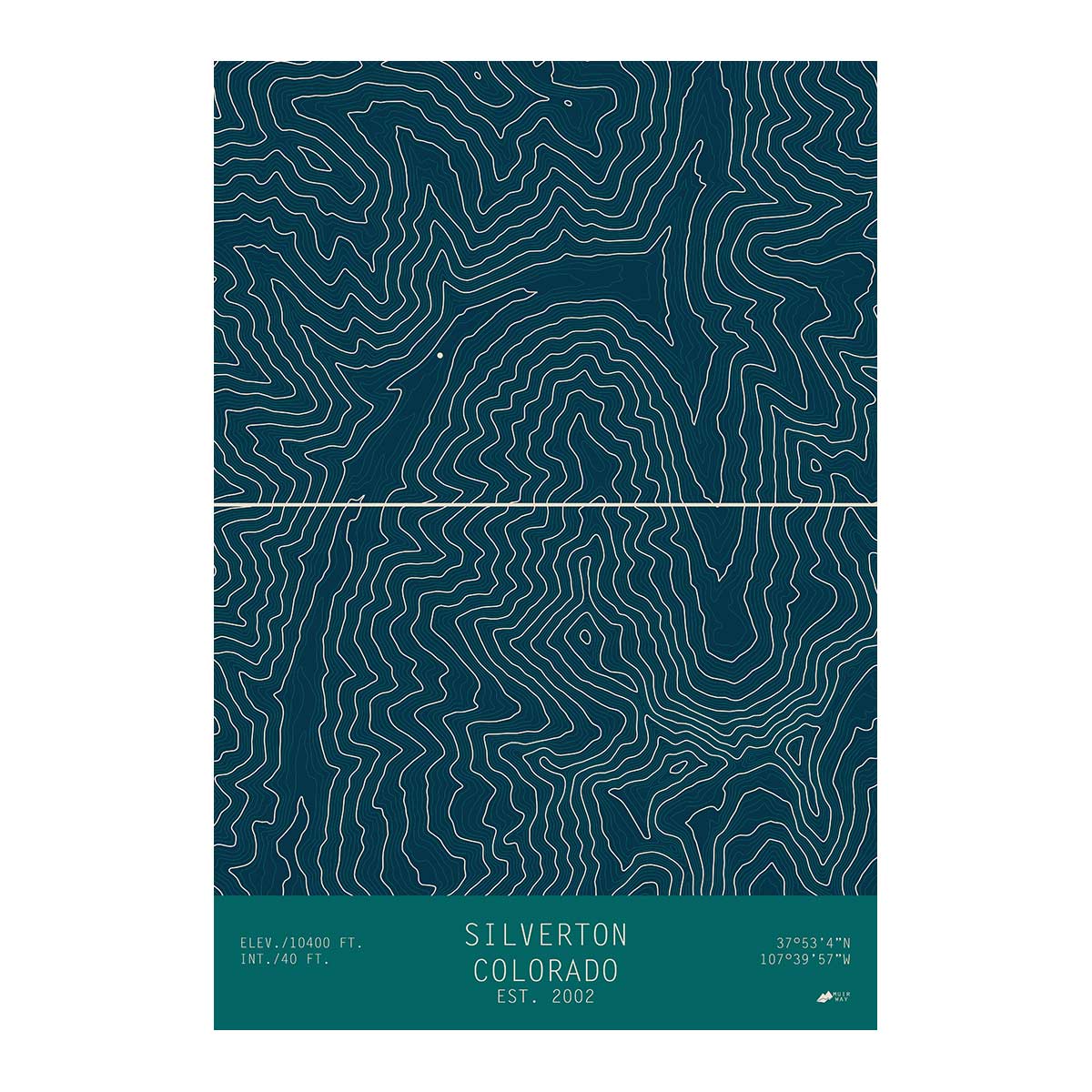 Silverton, Colorado-TOPO Series Map - Muir Way