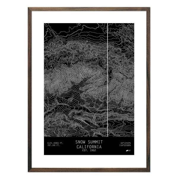 Snow Summit, California-TOPO Series Map - Muir Way