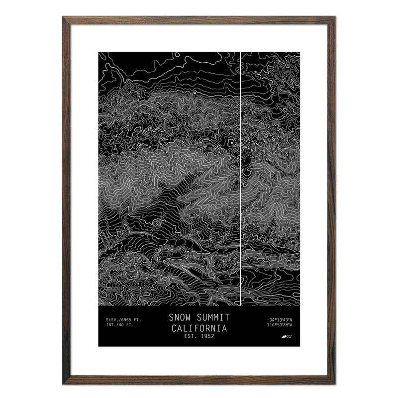 Snow Summit, California-TOPO Series Map - Muir Way