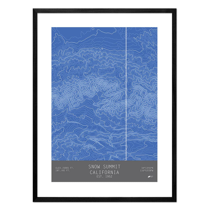 Snow Summit, California-TOPO Series Map - Muir Way