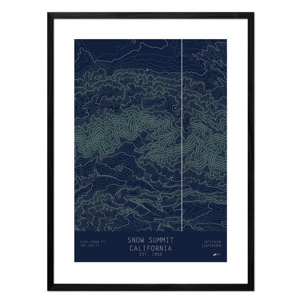 Snow Summit, California-TOPO Series Map - Muir Way