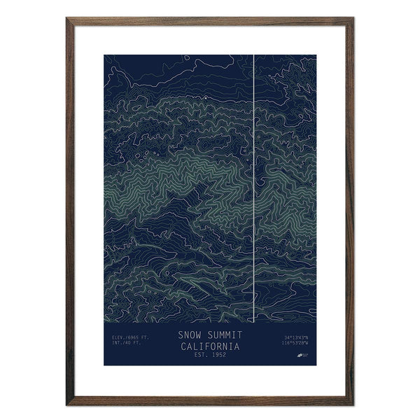Snow Summit, California-TOPO Series Map - Muir Way